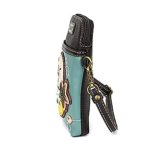 Chala Handbags Sand Dollar Cellphone Crossbody Handbag 5" x 7.5" x 1"