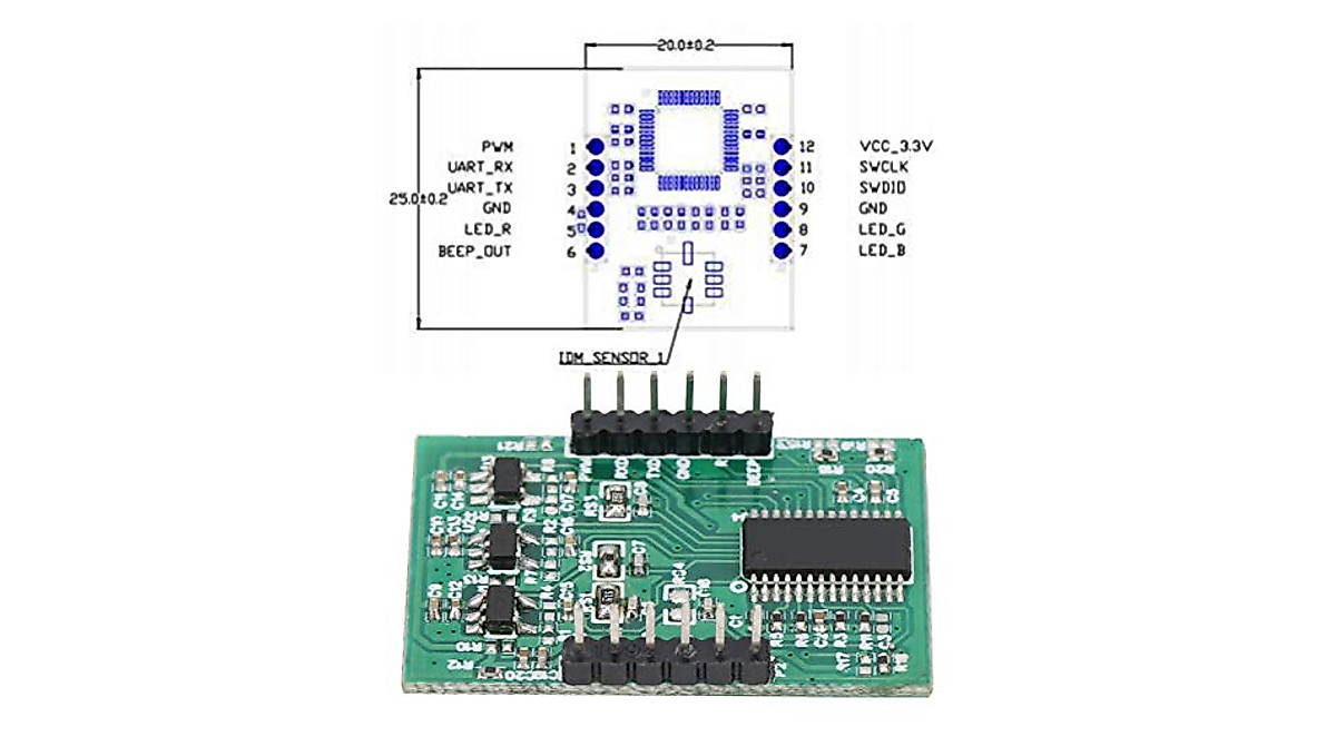 Air Quality Sensor, MMD3005 High Sensitivity Odor Gas Sensor Detection Module, for Ammonia Gas ...