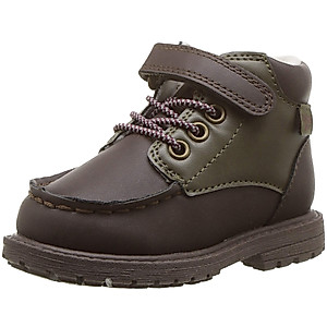 OshKosh B'Gosh Boys' Haslett Ankle Boot, brown, 10 M US Toddler