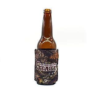 Mississippi State University Mossy Oak Break-up Country Camo ZipSip ZipSip All-in-One Adjustable Neoprene Insulated Drink Holder with Zippers