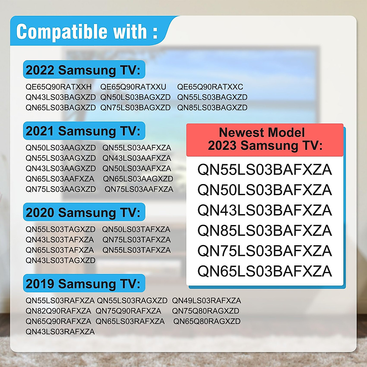 VG-SOCR15/ZA 49.2ft/15m One Invisible Connect Cable Compatible with Samsung TV QN43-85 inches LS03CA LS03BA LS03AA QLED 4K The Frame TVs (Newest Model)