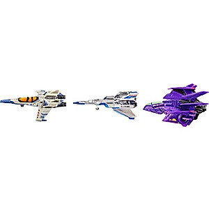 Mattel Lightyear Toys Fleet Starship Set of Die-Cast Ships From the Movie: Xl-15, Xl-1 & Zurg Fightership