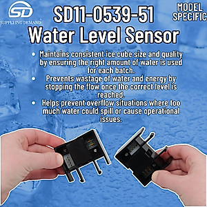Supplying Demand 11-0539-51 Ice Machine Water Level Sensor - Replaces 02-3707-21
