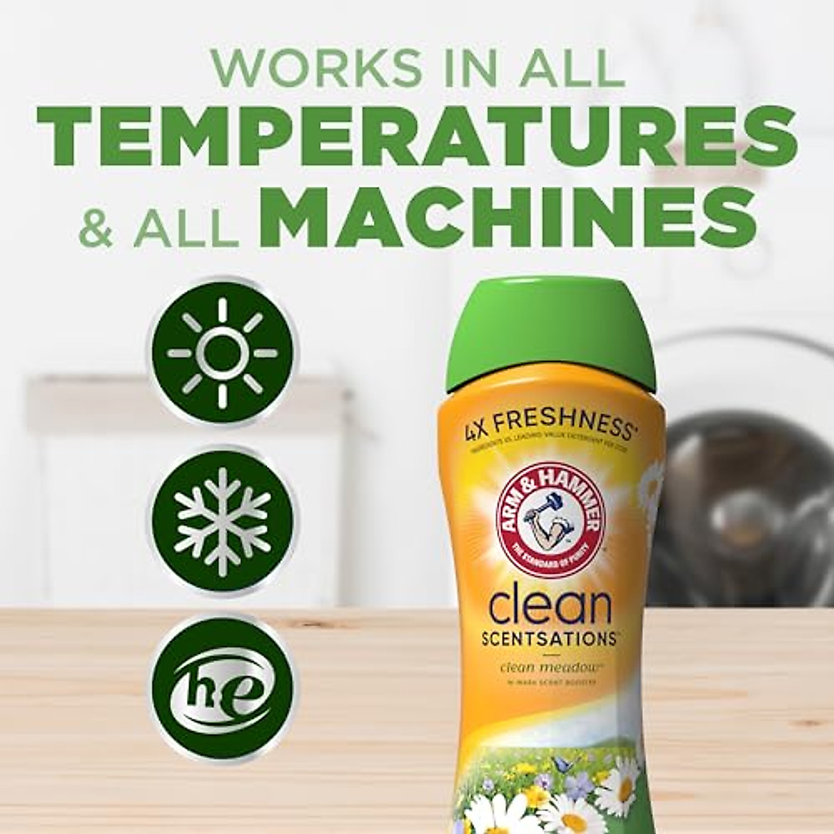 Arm & Hammer Clean Scentsations in-Wash Scent Booster - Clean Meadow 24 Oz