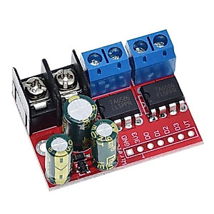 Davitu Motor Driver - 1 Pcs H Bridge Remote Control 5A 3V-14V Dual DC Motor Drive Module Voltage Reverse PWM Speed Regulation Double Super L298N