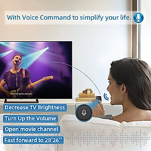 BN59-01312A Smart TV Voice Remote, for Samsung TV Remote, Compatible with All Samsung Series, Smart Curved Frame, QLED LED LCD 8K 4K TVs