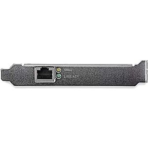 StarTech.com 1 Port PCIe Gigabit Network Server Adapter NIC Card - Dual Profile - Gigabit Desktop Adapter REV E Intel 6 Chip support (ST1000SPEX2)