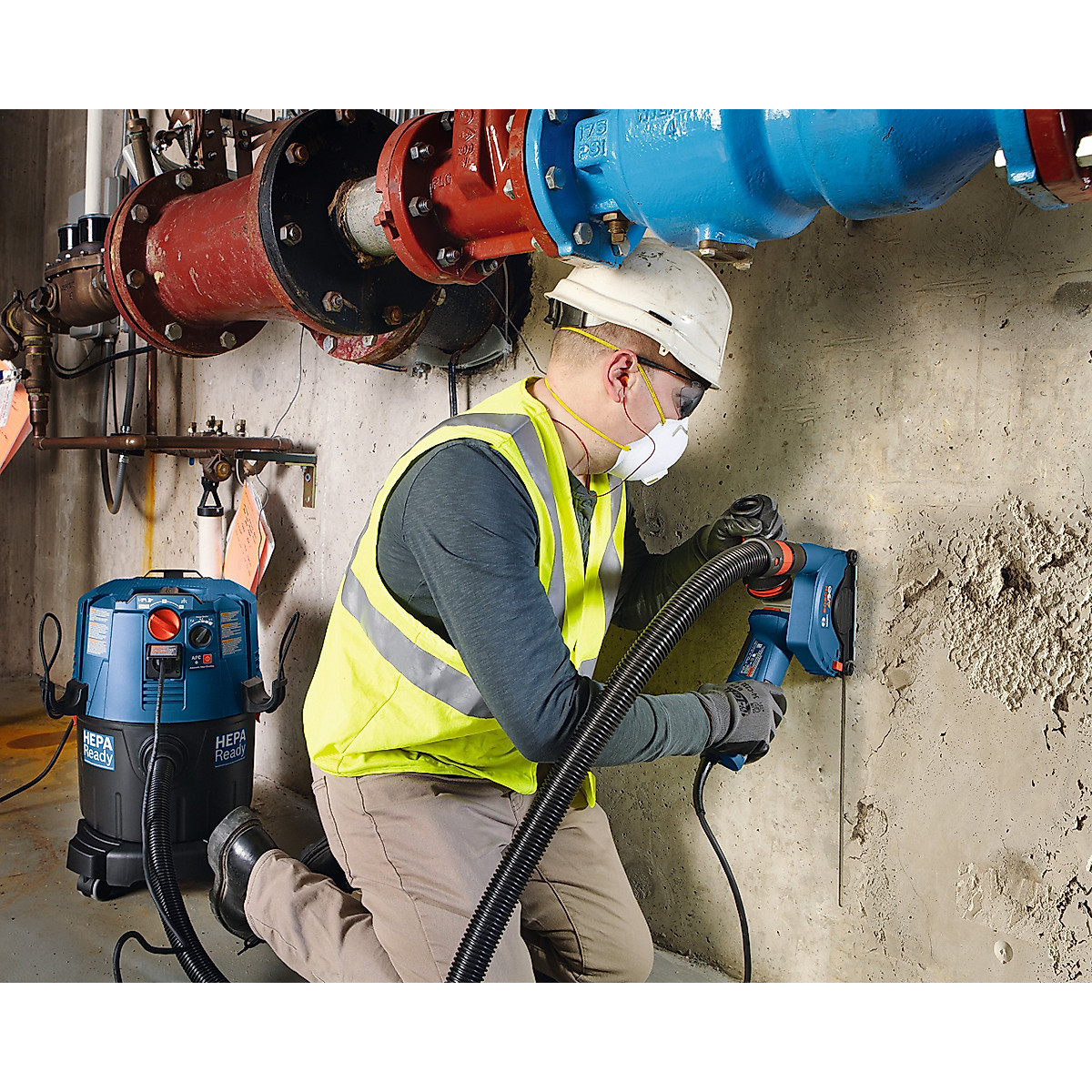 Bosch 5 In. Angle Grinder with Tuckpointing Guard GWS13-50TG