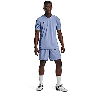 Under Armour Accelerate Premier Shorts, Washed Blue (420)/Admiral, Medium