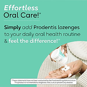 BioGaia Prodentis | Dental Probiotic Lozenges | Promotes Healthy Gums & Teeth | Defends Against Dental Problems | Replenishes Oral Microbiome | Improves Oral Health | Mint Flavor | 30 Day Supply