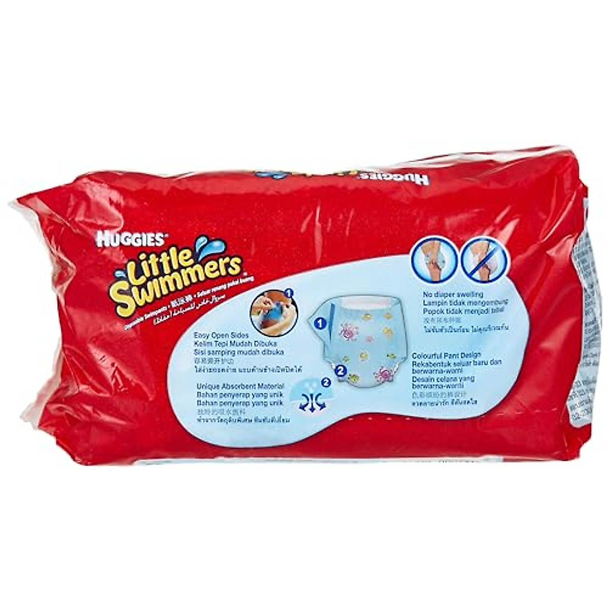 Huggies Little Swimmers Disposable Swim Diapers, Swimpants, Size 5-6 Large (over 32 lb.), XX Ct. (Packaging May Vary)
