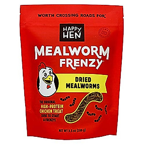 Poultry Treats, Mealworm, 3.5-oz.