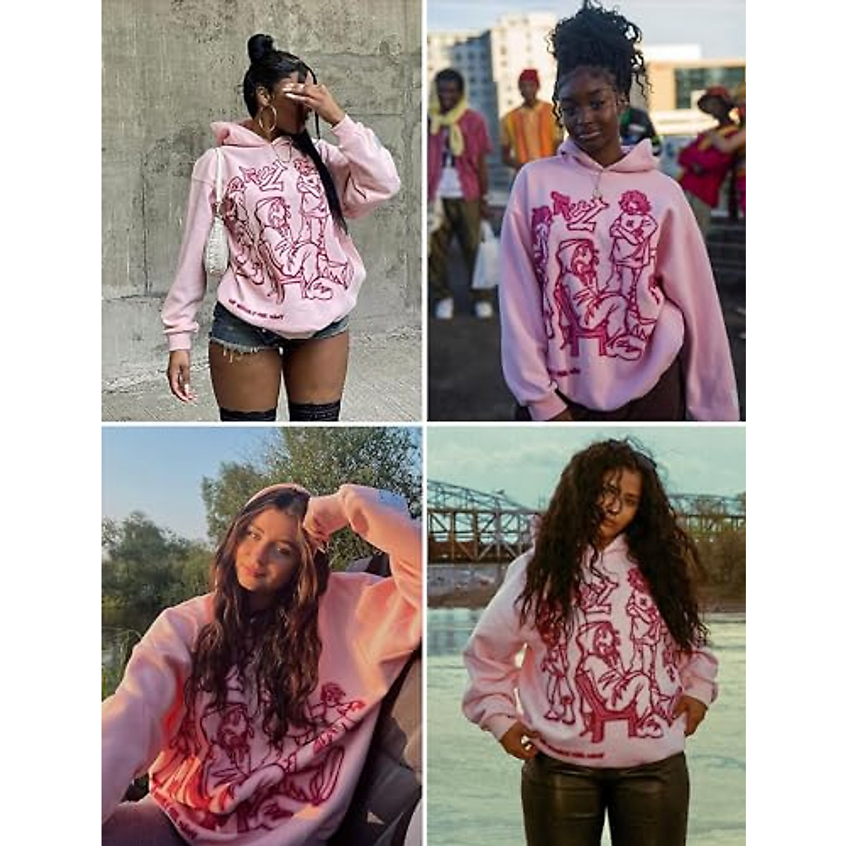 Aelfric Eden Mens Graphic Hoodies Y2k Hoodies Oversized Streetwear Hoodie Sweatshirt Casual Harajuku Hooded Pullover