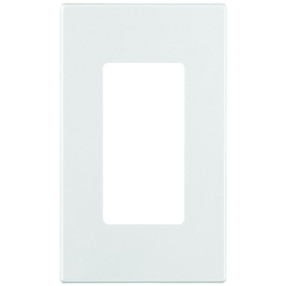 Leviton 80301-SW 1-Gang Decora Plus Wallplate Screwless Snap-On Mount (10 Pack, White)