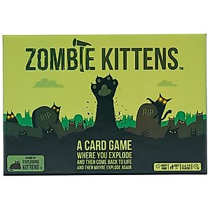 Zombie Kittens Card Game by Exploding Kittens - Fun Family Card Games for Adults Teens & Kids for Night Entertainment, 2-5 Players