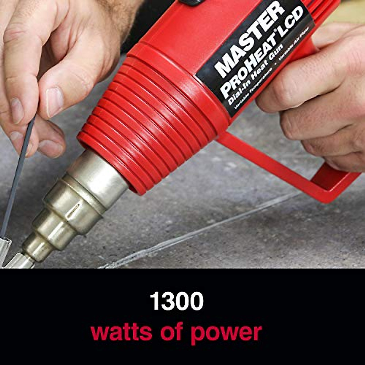 Master Appliance ProHeat Series Plastic Welding Kit with Variable Temp Heat Gun & Starter Welding Rods, 1000-Degree Fahrenheit 120V 1300 Watts