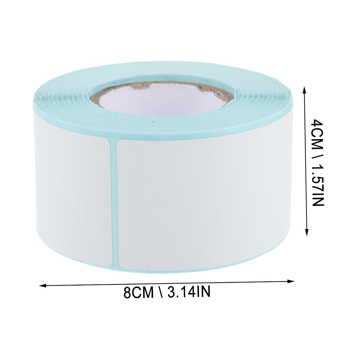 NUOBESTY Barcode Printing Paper Rectangles Label Thermal Heat Transfer Label Food Date Labels Expiration Labels Kitchen Label Printer Sticker Printer Name Stickers Heat Sensitive