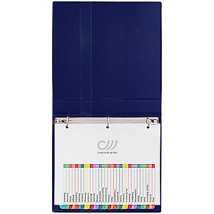 Avery 31-tab Dividers for 3 Ring Binders, Customizable Table of Contents, Multicolor Tabs, 1 Set (11846)
