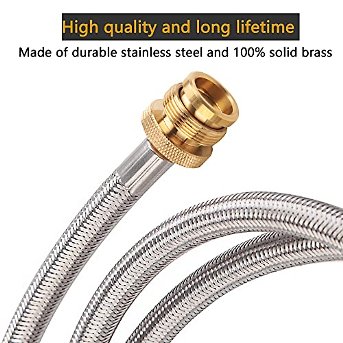 6 ft Propane Hose Adapter with Propane Tank Gauge for Weber Q1200, 1000 Propane Grill, 1 lb to 20 lb Propane Converter Hose for Propane Stove, Tabletop Grill and More 1lb Portable Appliance