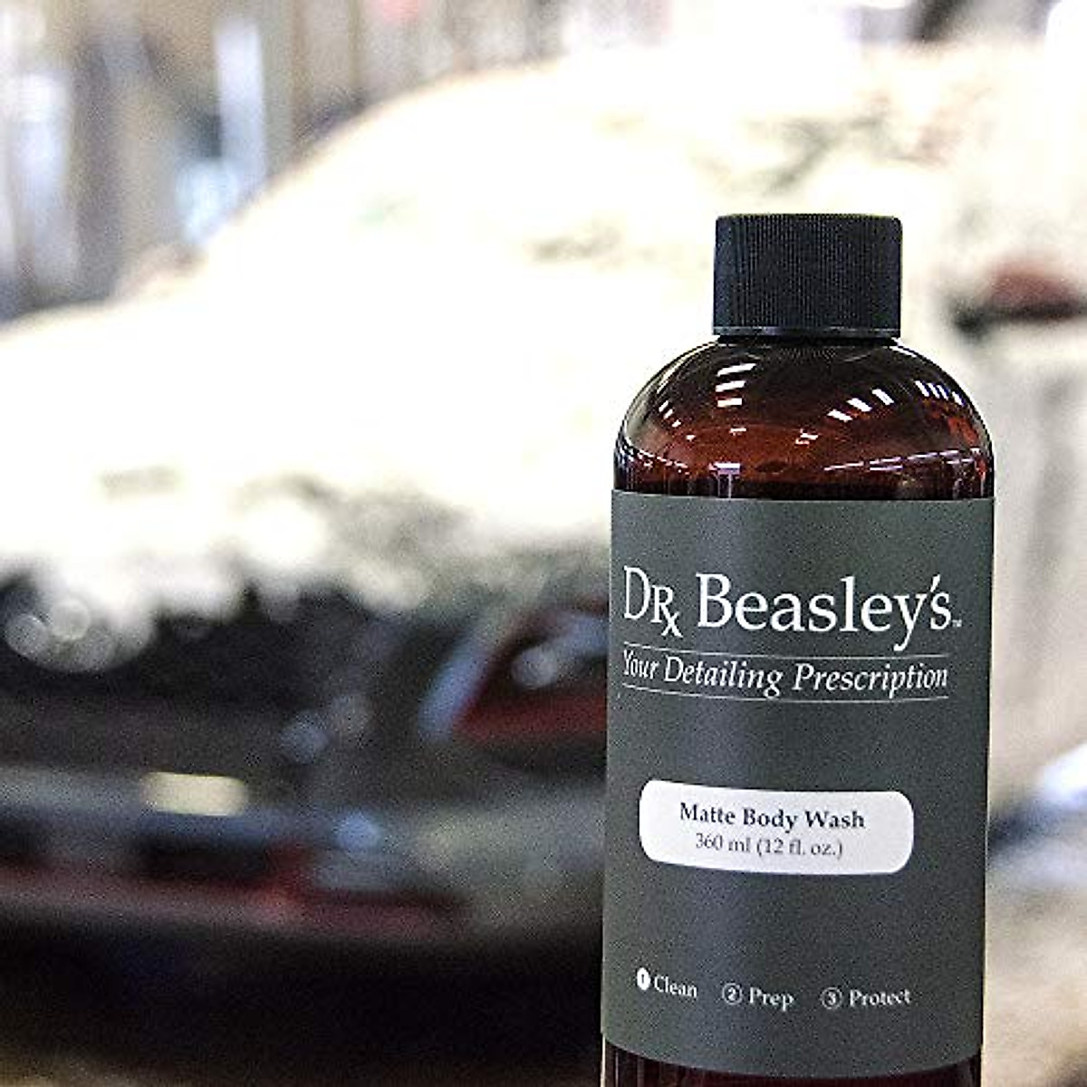 Dr. Beasley's MP10D12 Matte Body Wash-12 oz., Premium Matte Car Wash Soap, pH Balanced, Readily Biodegradable