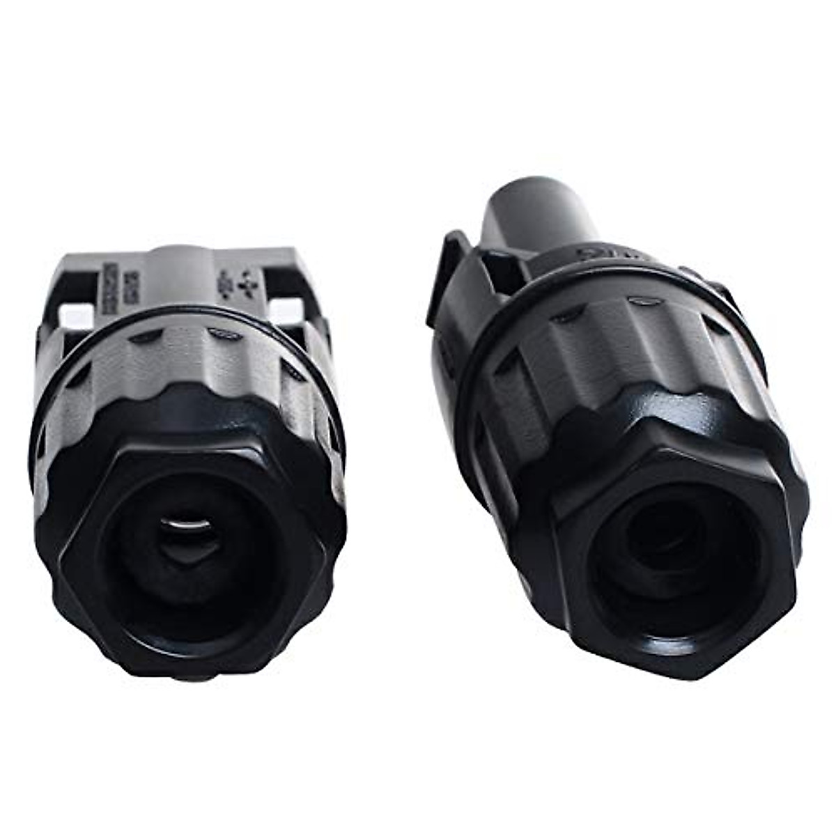 Sunway Solar Panel Cable Connectors 8pairs for Connecting Solar Connector Adapters with Assembly Tool Spanners for Connecting Solar Panels Extension Cable, 10 awg PV Wire,Solar Controller Regulator