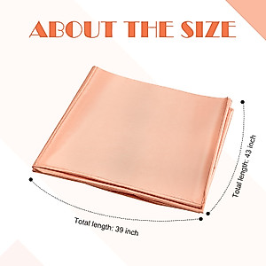 VitalCozy Copper Fabric Cloth Copper Protection Fabric for Grounding Mobile Phone and Other Significantly(1 Sheet,39"x43")