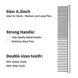 Large Firm Slicker Brush & Pet Comb Value Kit,Extra Long Pin Slicker Brush for Dogs Goldendoodles,Large Dog Pet Grooming Wire Brush and Deshedding,Removes Long and loose Hair & Undercoat ,25mm(1")(Green)