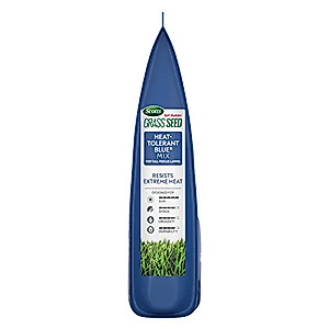 Scotts Turf Builder Grass Seed Heat-Tolerant Blue Mix for Tall Fescue Lawns with Fertilizer and Soil Improver, 2.4 lbs.