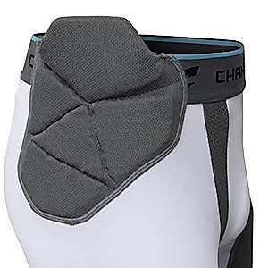 CHAMPRO Adult Tri-Flex 5-Pad Integrated Girdle WHITE , GREY INSET , 2X-Large