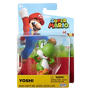 Super Mario Action Figure 2.5 Inch Running Yoshi Collectible Toy