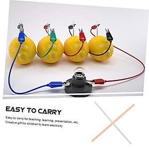 FOYTOKI 3 Sets Power Generation Materials Zinc Tablets an Fittings Battery Experiment Materials Electrode Materials Electrode Strip for Experiment Anode for Zinc Electroplating Copper