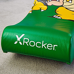 X Rocker Officially Licensed Nintendo Super Mario Bros Video Rocker - JOY Collection (Green, Bowser)