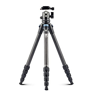SIRUI AM-225 Camera Tripod Carbon Fiber Tripod 5-Sections Travel Lightweight Small Tripod with B-00K Ball Head