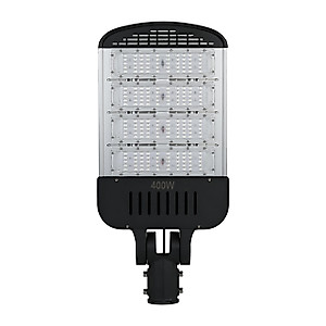 Gopretty 400W LED Street Flood Security Light Slip Fitter, 48000LM 6000K with Dust to Dawn Photocell, Outdoor Parking Lot Lights Commercial Area Lighting