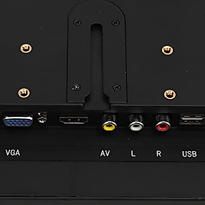 Naroote 12.1 TFT LED Monitor, Clear Image Portable 100-240V Portable Color Screen Display (US Plug)