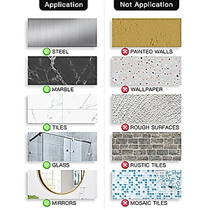 Uamector Shower Caddy, Adhesive Shower Shelves 3 Pack, Shower Organizer No Drilling, Rustproof Stainless Steel Soap Holder for Shower Wall, Wall Mounted Shower Shelf for Inside Shower, Black