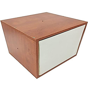 FixtureDisplays® Cubby Hole Storage Bin Modular Wood Blocks with Fabric Bins 6/Set Product Weight 38 Lbs Great for Preschools Day Care Home Bookshelf 11364-NEW-NPF