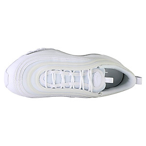 Nike Boy's Air Max 97 (Big Kid) White/White/Metallic Silver 4.5 Big Kid M