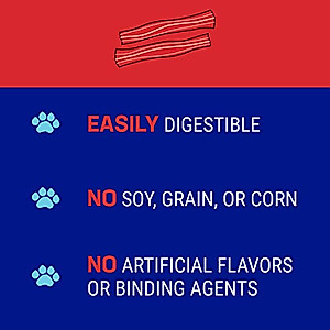 Himalayan Dog Chew Yak Cheese Dog Chews, 100% Natural, Long Lasting, Gluten Free, Healthy & Safe Dog Treats, Lactose & Grain Free, Protein Rich, For All Breeds, Medium, Bacon Flavor, 4.5 oz