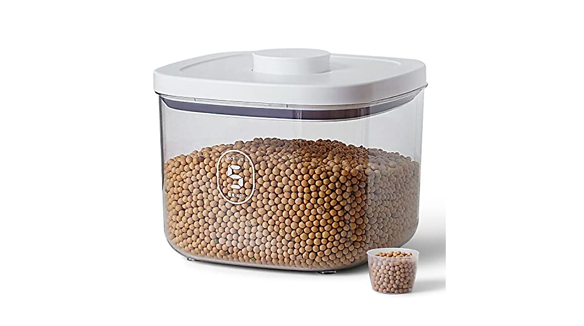 LivLab 10 Lbs Rice Dispenser: Organize Your Kitchen
