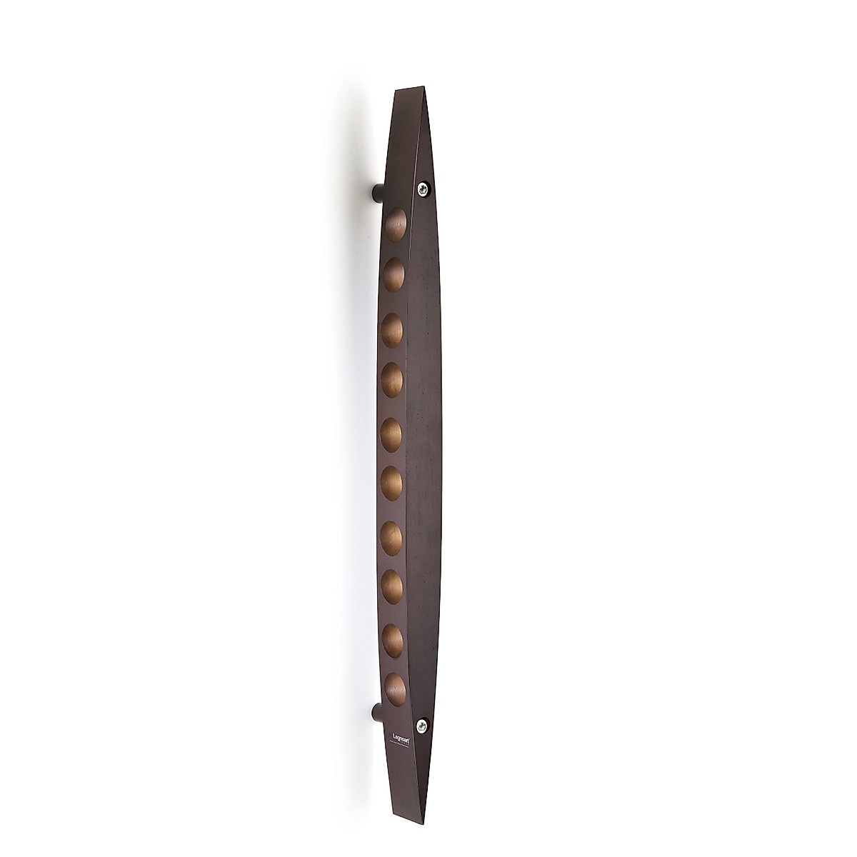 Legnoart Enoteca 10-Bottle Wenge Wood Wall Rack, Brown
