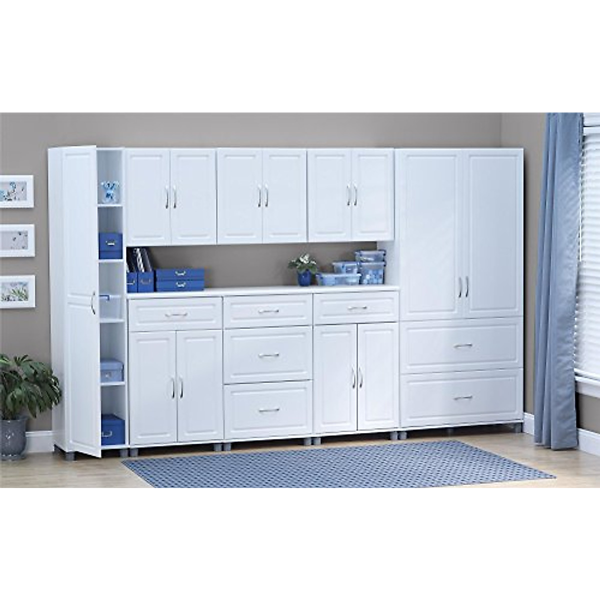 SystemBuild Kendall 1 Drawer/2 Door Base Storage Cabinet 24" - White