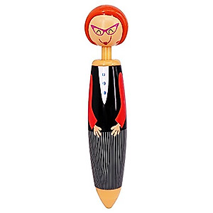 SunAngel® Originality Fashion Designed Doll Pen Cartoon ballpoint pen，Cute Creative Stationery and Office Supplies(5PCS)