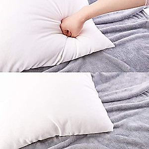 HIPPIH 18x18 Pillow Insert Set of 4, Decorative Euro Square Throw Pillow Inserts for Couch, Sofa, Bed