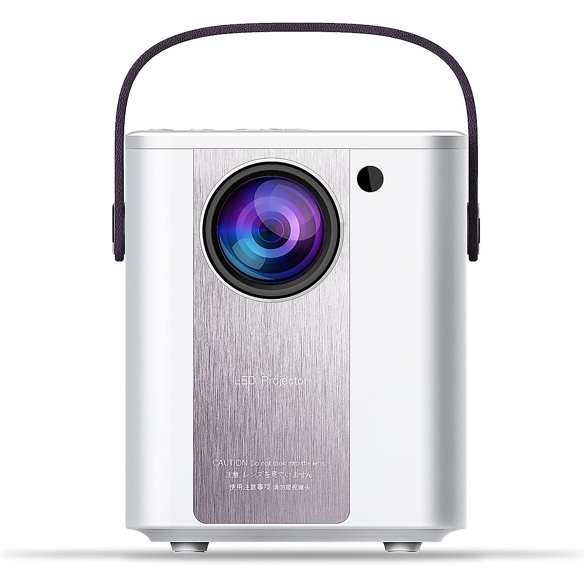 Mini Projector, OUSSION Portable Projector, Outdoor Movie Projector, LED Video Movie Projector with HDMI USB TV AV Interfaces and Remote Control