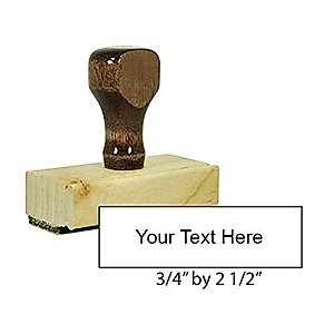 Traditional Custom Rubber Stamp (Medium)