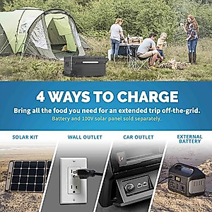 Newair Portable 80 Qt. Electric Car Camping Cooler with 4 Battery Protection Modes, Dual Zone Fridge and Freezer Storage, Retractable Handle, Outdoor Wheels and Rugged Construction