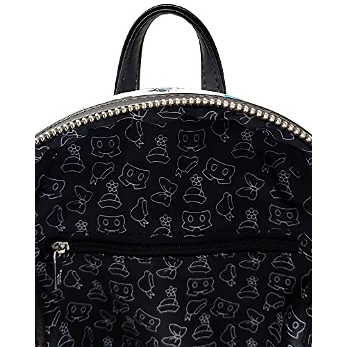 Loungefly Disney Mickey Minnie Mouse Donald Daisy Mini Backpack Handbag White