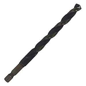 3/16" Quick Change Hex Shank High Speed Steel Drill Bit, KFDHEX Series (Pack of 12)