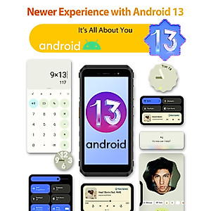 Ulefone Power Armor X11 Rugged Phones Unlocked, IP68/IP69K Waterproof Smartphone, Android 13, 8150mAh Battery, 8GB+32GB, 16MP AI Camera, 5.45'' HD+, 3 Card Slot, Dual 4G, Face Unlock, GPS, NFC